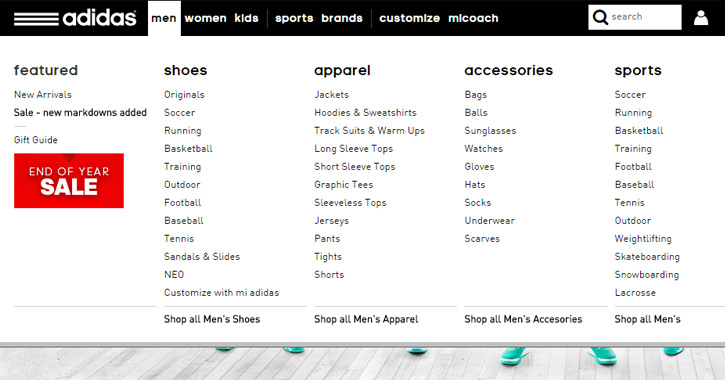 Web Design Mega Menu Examples For Design Inspiration