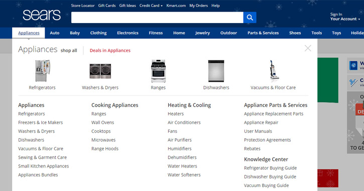 Web Design Mega Menu Examples For Design Inspiration