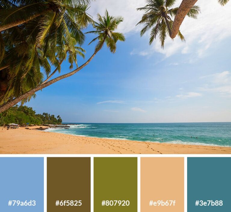 20 Beach Color Palettes - Vandelay Design