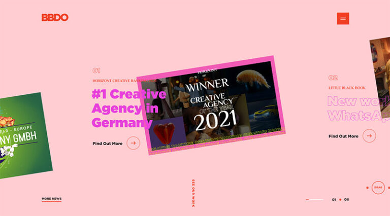 30 Pink Websites for Design Inspiration - Vandelay Design