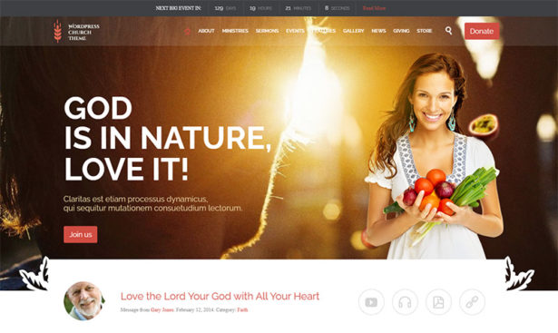 The Best WordPress Themes for Churches - Vandelay Design