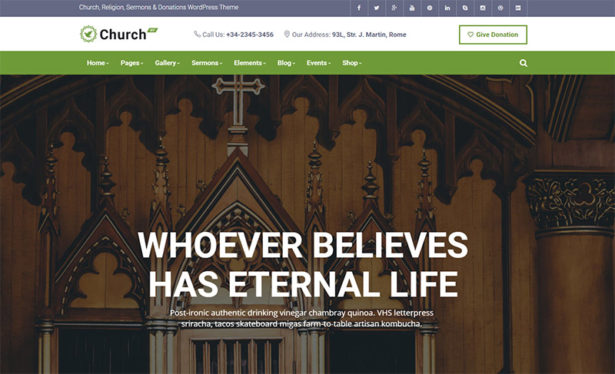 The Best WordPress Themes for Churches - Vandelay Design