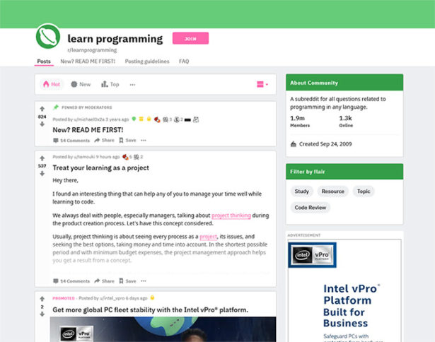 15 Programming Subreddits Coding Subreddits Vandelay Design