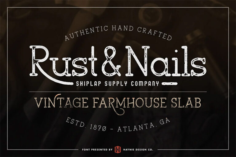 Best Rustic Fonts for Vintage, Country Designs - Vandelay Design