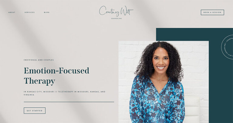 25+ Therapist Websites for Ideas and Inspiration - Vandelay Design